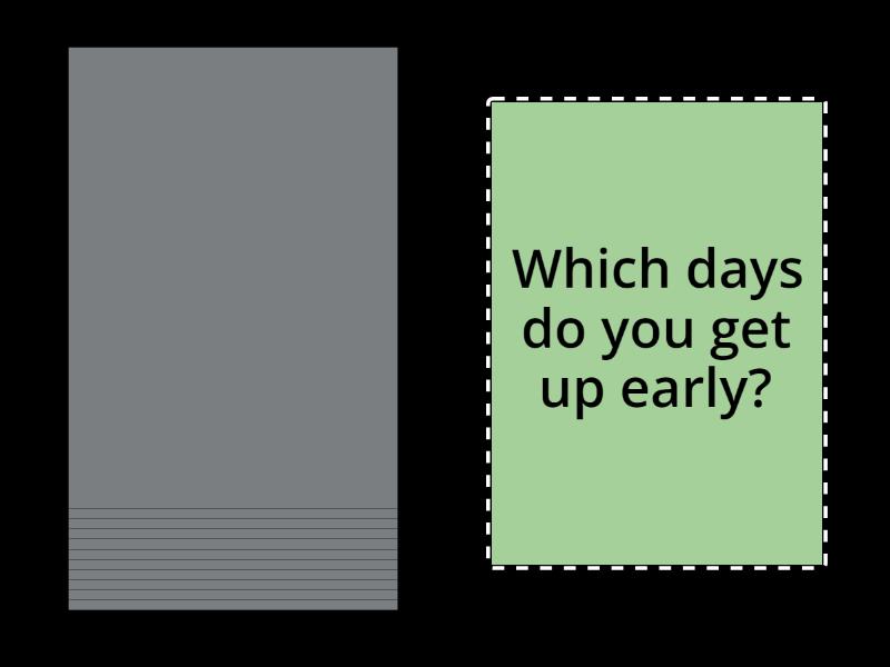 Speaking / simple present - Speaking cards