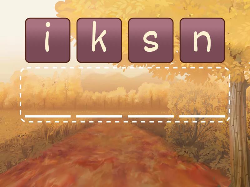 word blend Spelling words - Anagrama