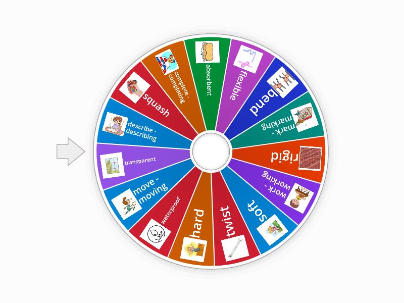VOCABULARY #26 . - Spin the wheel