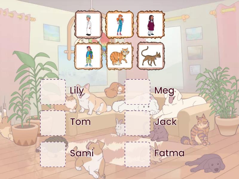 Grade 1 Characters T.Badrya - Match up