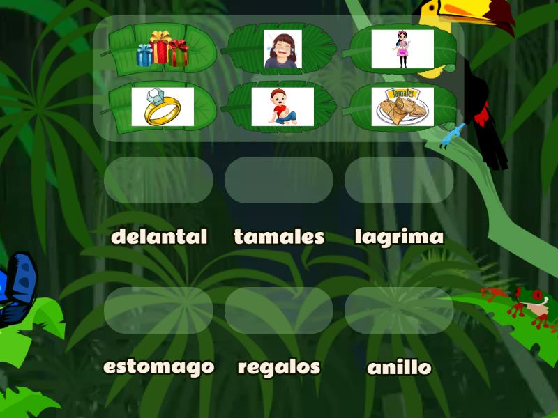 Que monton de tamales - Une las parejas