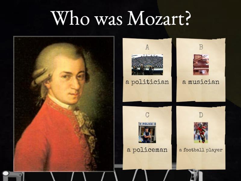 Mozart's questionnaire - Quiz
