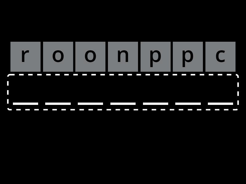 Compound Words - Anagram