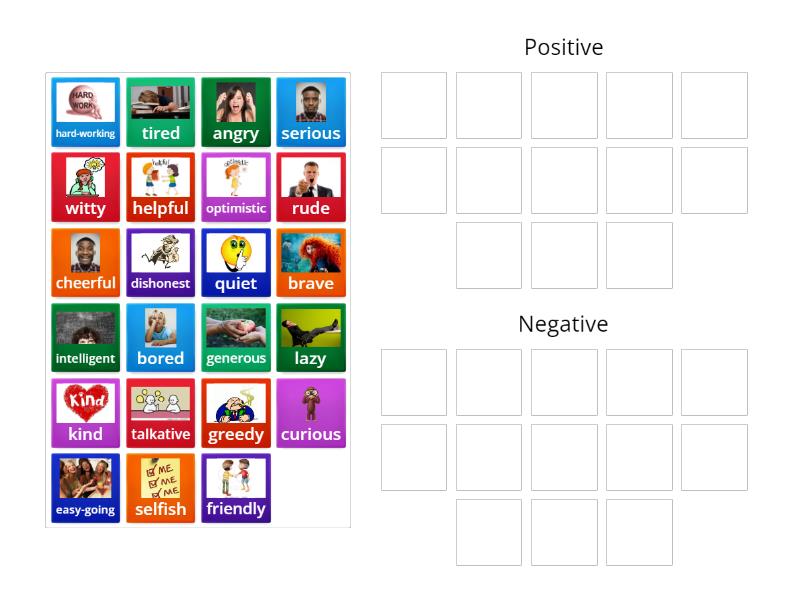Describing personality - Group sort