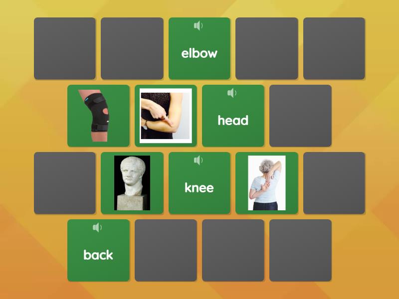 Body Parts Matching Pairs