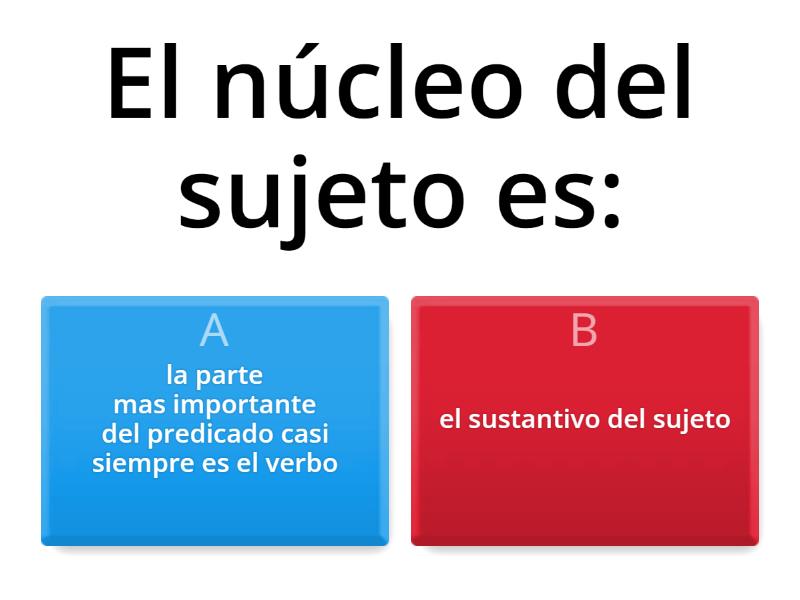 2-Nucleo del Sujeto y Predicado-cp - Cuestionario