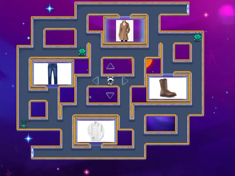 GG 1 unit 2 clothes maze - Maze chase