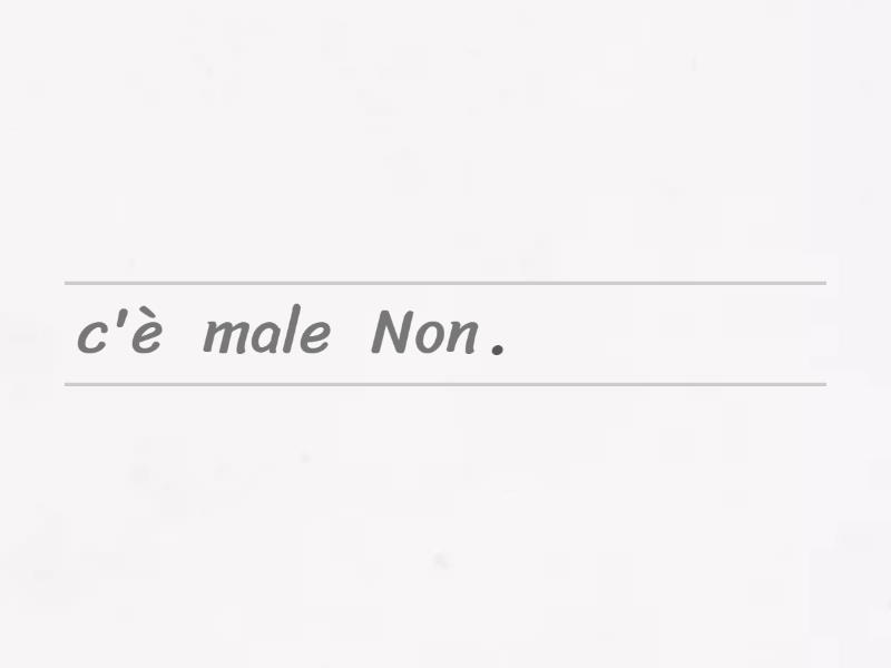 Come si scrive? Come stai? Come sta? - Unjumble