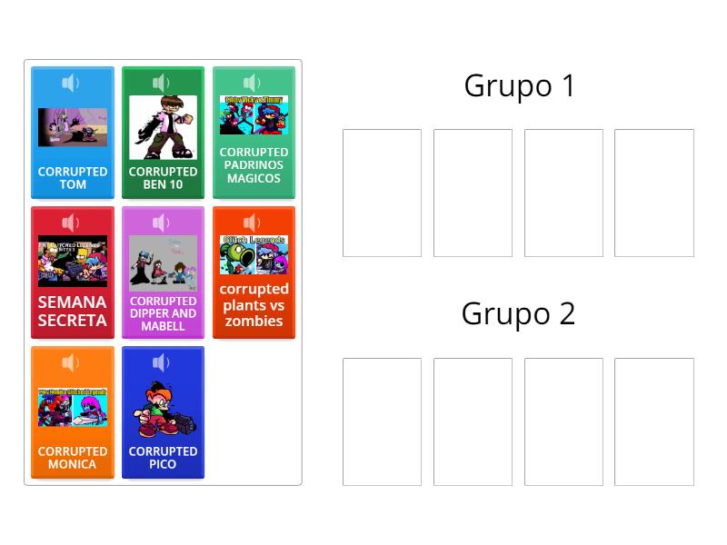 GLITCHED LEYENDS V2 CORRUPTED CARTOON NETWORK - Group sort