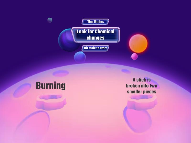 Intermediate physical and chemical change 2023 - Whack-a-mole