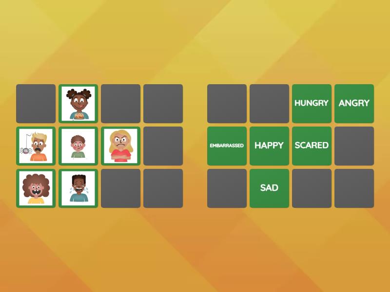 How do you feel today? - Matching pairs