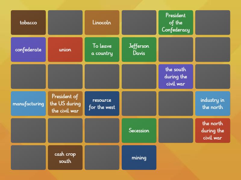 Civil War - Matching pairs