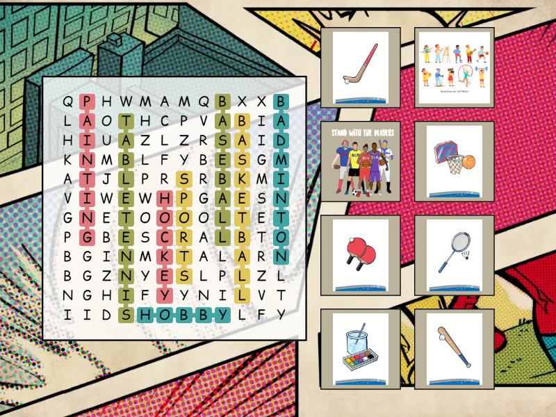 Kid's box 2. Unit 10 - Wordsearch