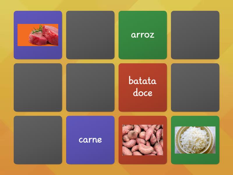 comida - Matching pairs