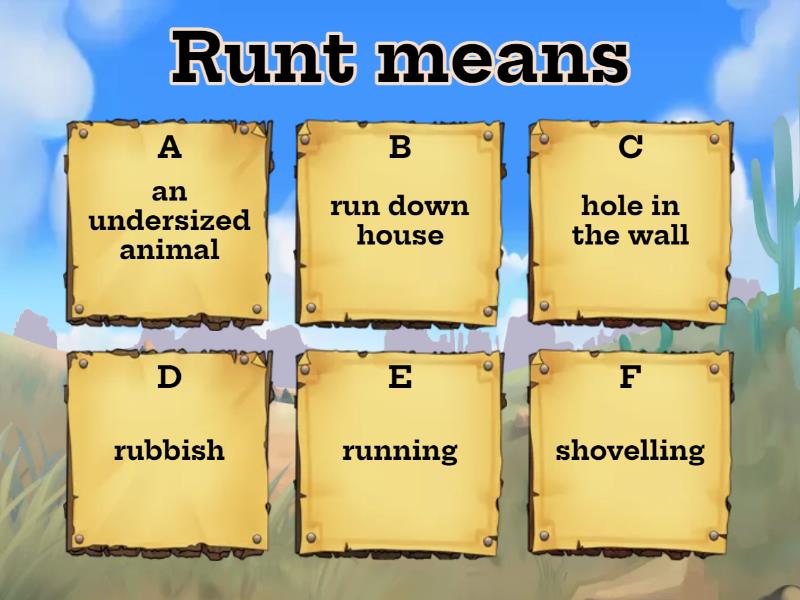 Charlotte's Web - Chapter 1 - Vocabulary - Quiz