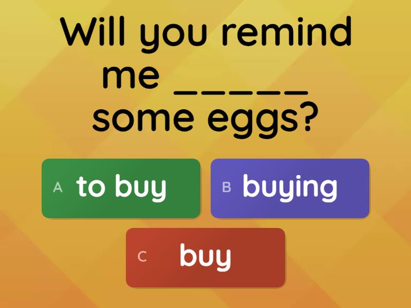 RM B2+, 3B Verb patterns (revision) - Quiz