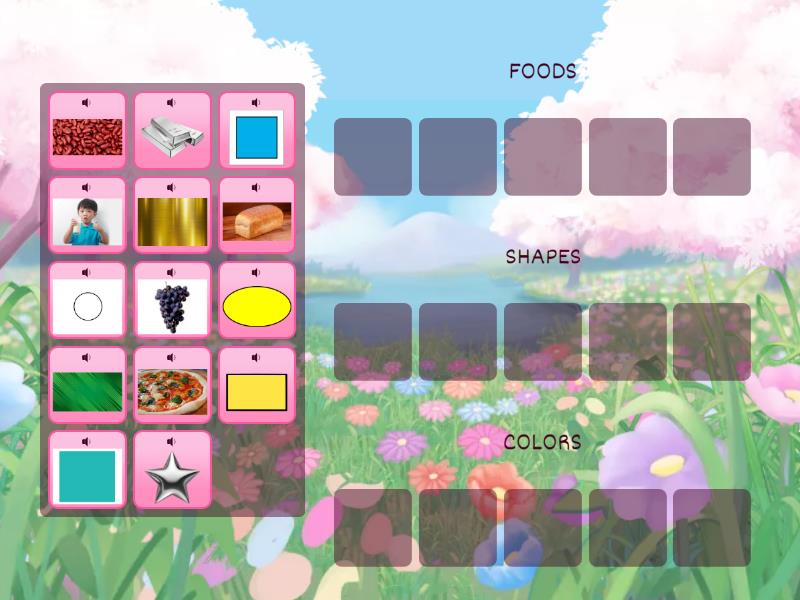 WORD GROUPS - Group sort