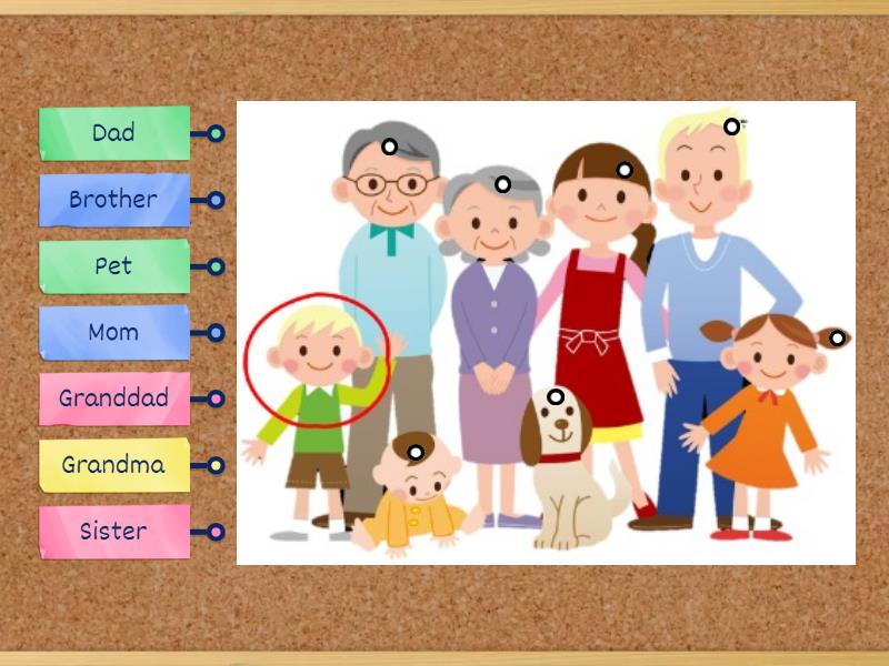 Family - Labelled diagram