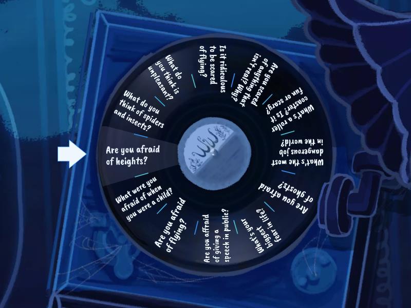 Wheel of fear - Spin the wheel