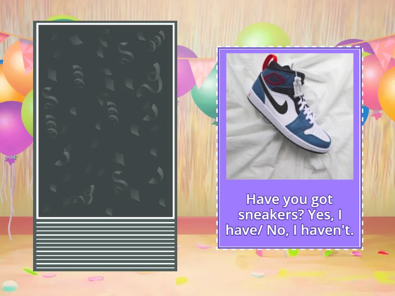 Have you got ...? - Speaking cards