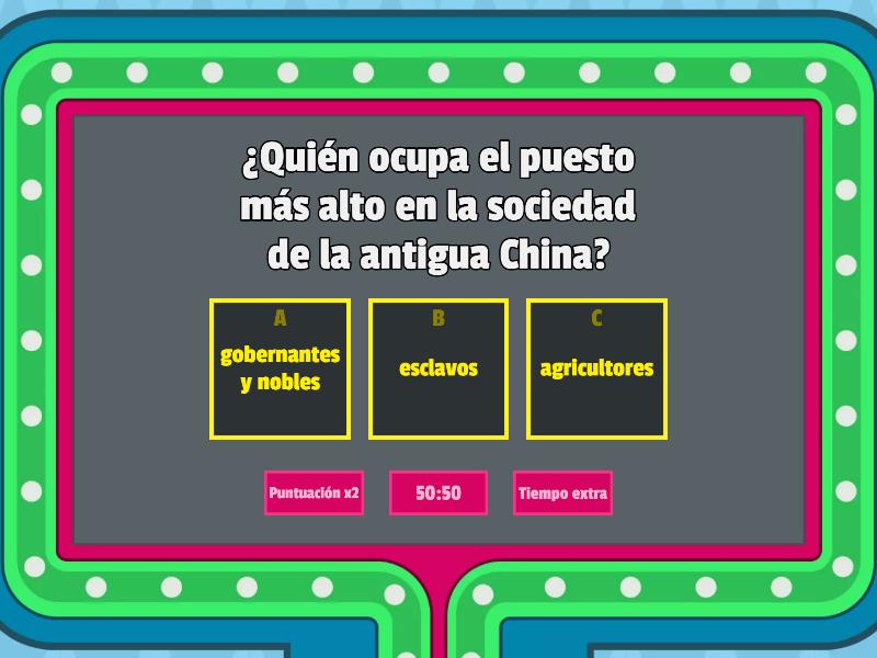 Exposición de Historia - La Gran civilización China - Gameshow quiz