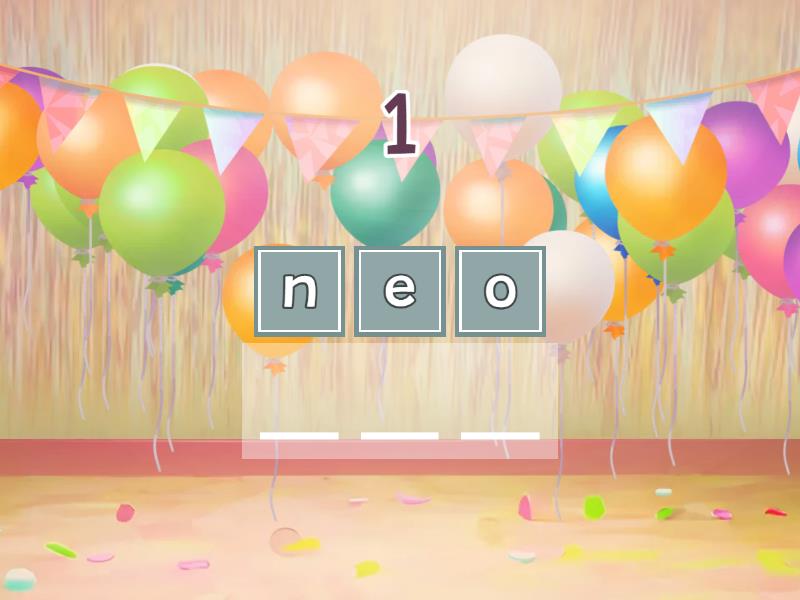 Numbers 1-10 - Anagrama