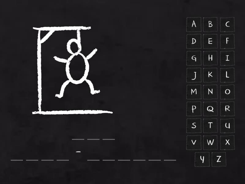 Body image - Hangman