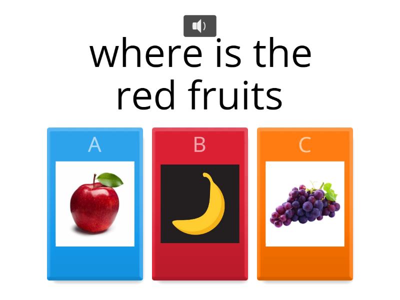 red, yellow, blue, green - Quiz
