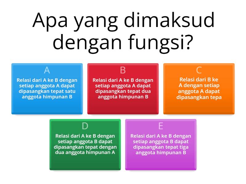 Clash of Champions Kelas XI MTK Wajib - Quiz