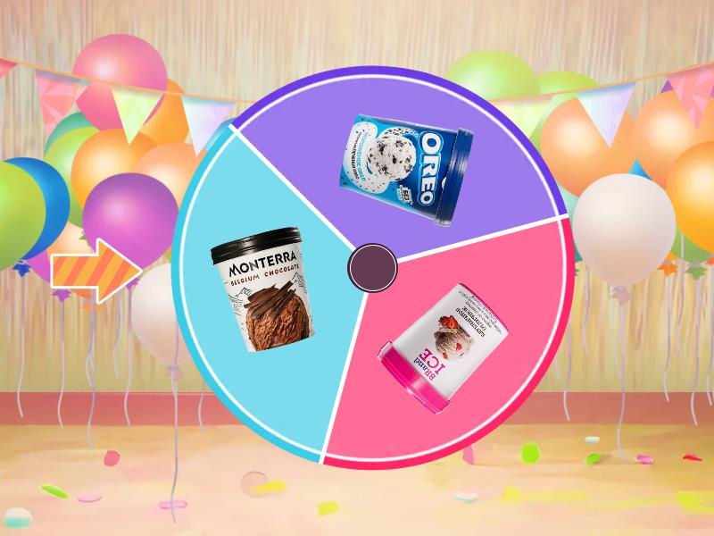summer ice-cream - Spin the wheel