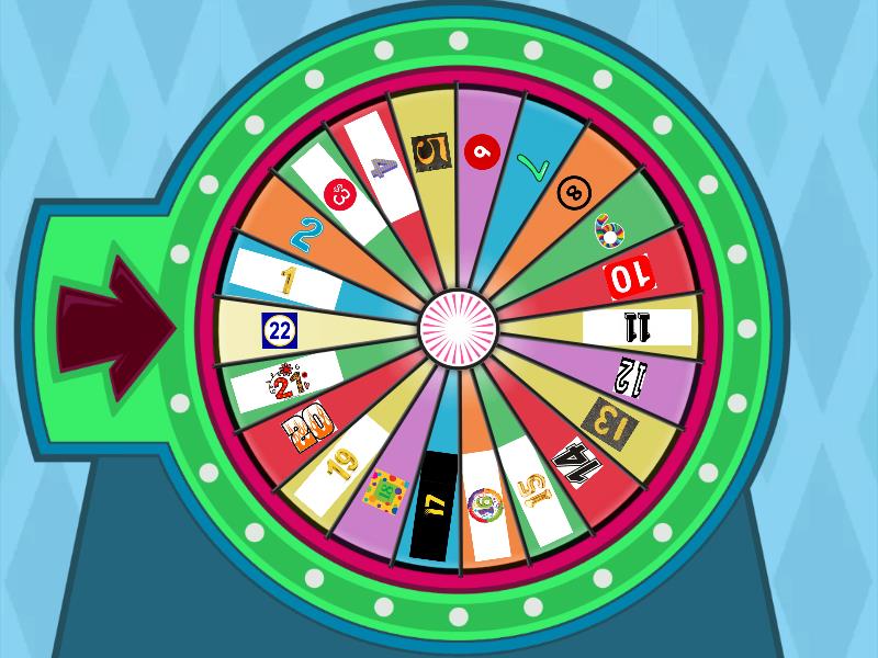 number roulette 1-22 - Spin the wheel