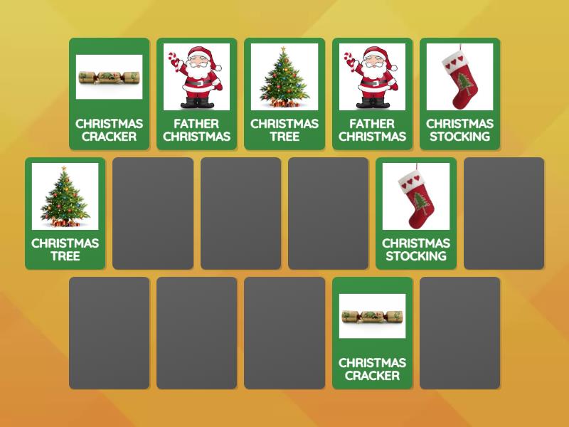 Christmas Pairs - Matching pairs