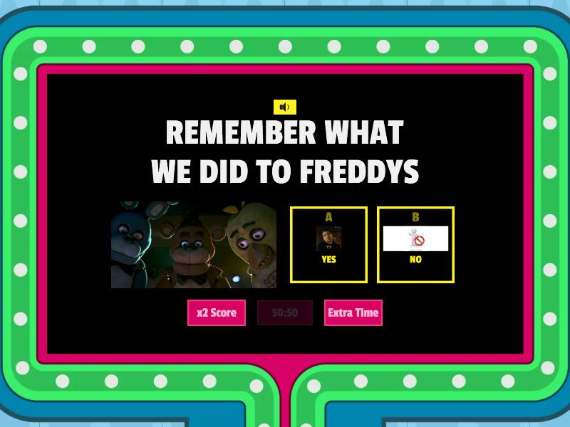 FNAF MOVIE: BACK IN TIME - Gameshow quiz