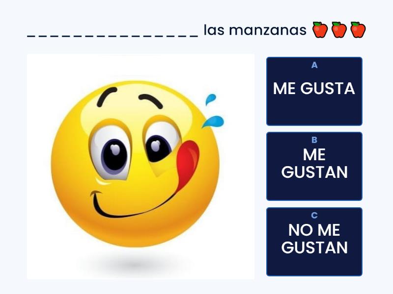 ME GUSTA / ME GUSTAN - Cuestionario