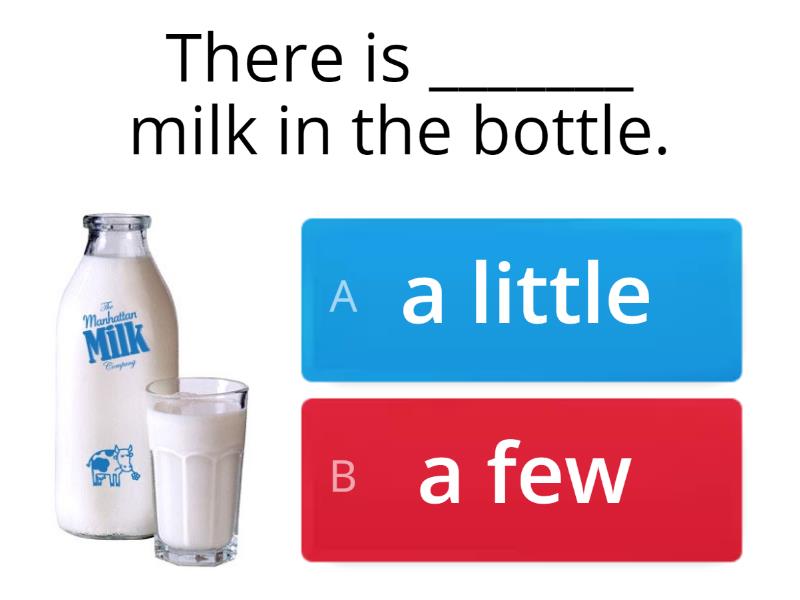 A Few vs A Little 10th grade - Quiz