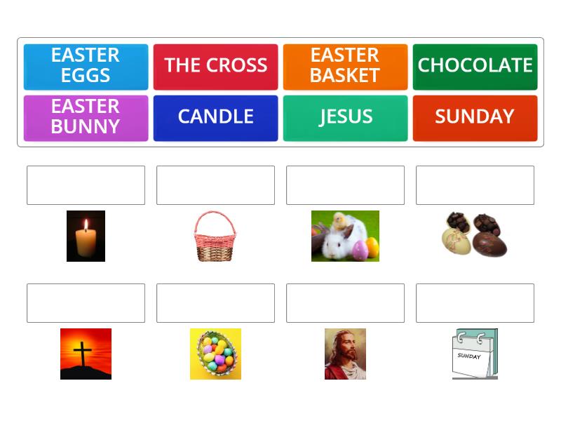 EASTER SYMBOLS - Une las parejas