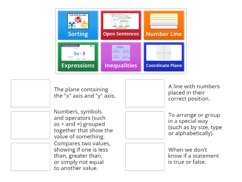 Algebraic Reasoning Match Up