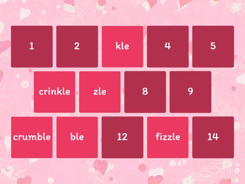 final stable match up - Matching pairs