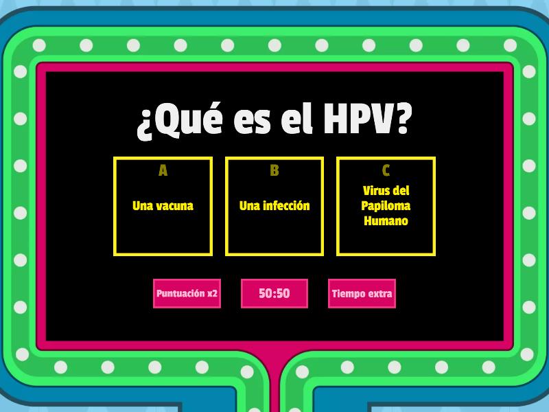 HPV - Gameshow quiz