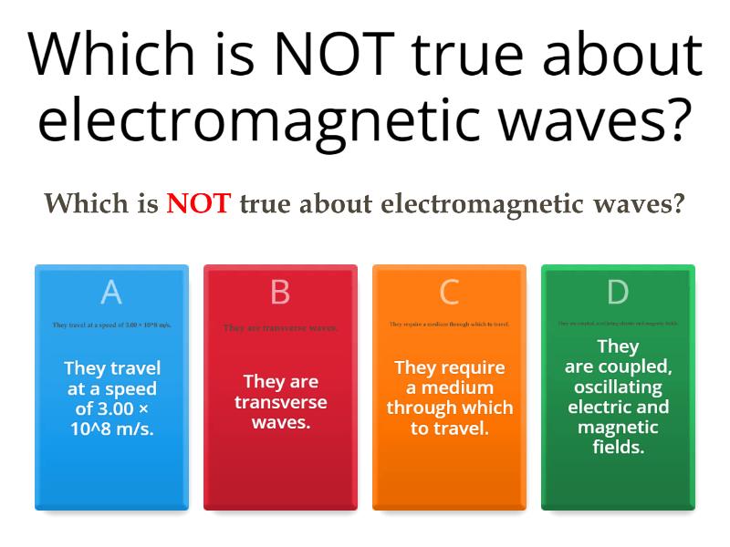 EM Waves - Quiz