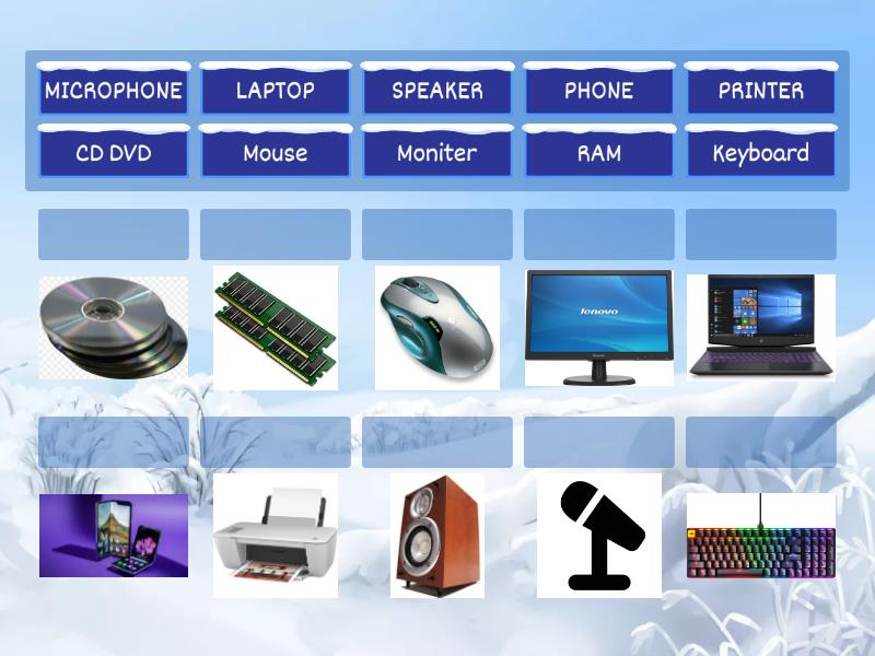 GRADE 8 ICT ACTIVITY 1 - Match up