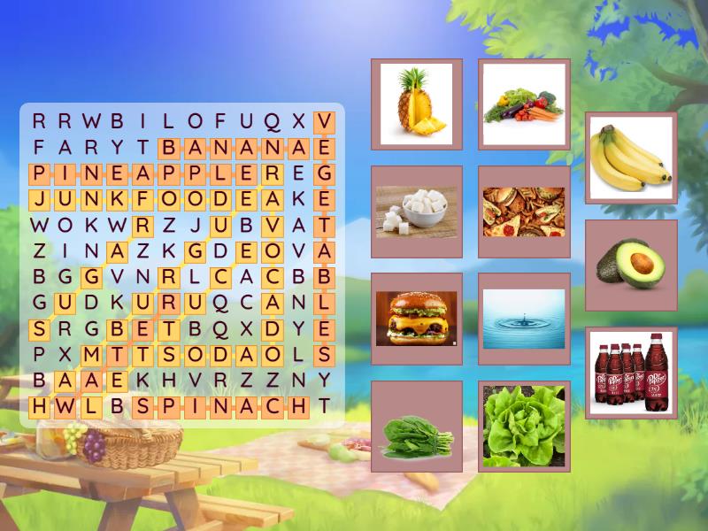 Foodie Word Feast - Wordsearch