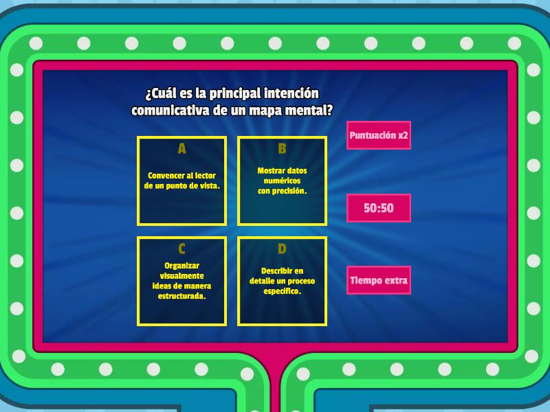 Mapas mentales. - Concurso de preguntas
