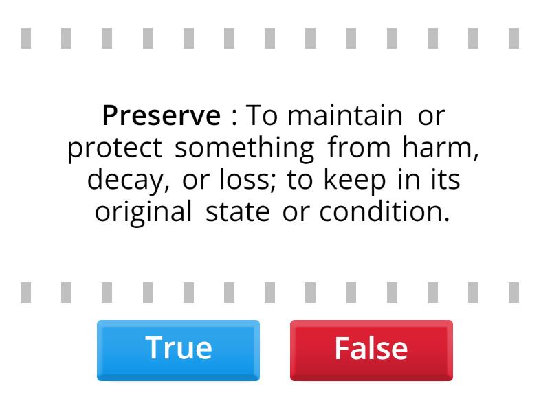 True or not? - True or false