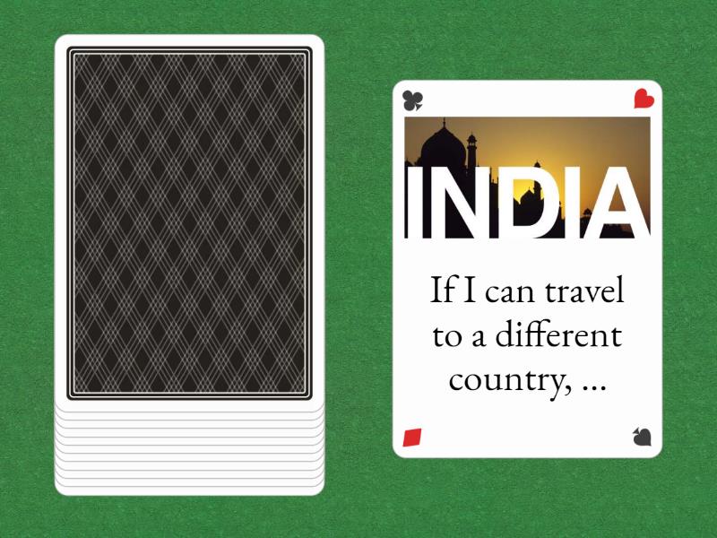 First Conditional - Speaking cards