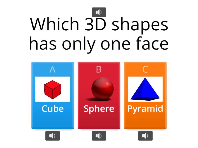 3D shapes - Quiz