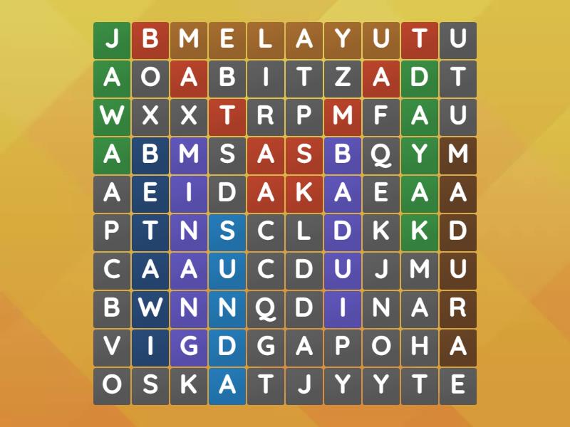 Macam-macam Suku Bangsa.3b.gs one - Wordsearch