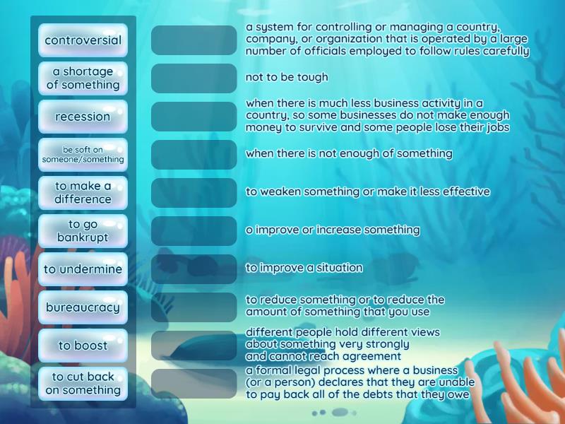 OC-UI UNIT 4: SOCIETY word-definition matching - Match up