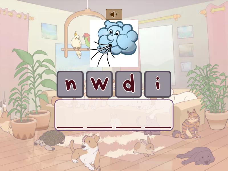 W Jolly phonics - Anagrama