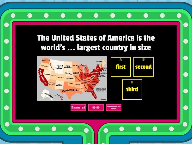 Quiz USA - Gameshow quiz